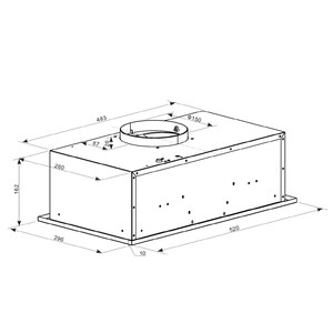 Кухонная вытяжка встраиваемая Making Oasis Everywhere VM-52W 52 см белая — купить в Санкт ...
