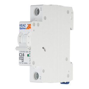 Автоматический выключатель модульный КЭАЗ OptiDin BM63 1P 16А тип C 4,5 кА 230/400 В (326794 ...