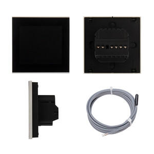 Терморегулятор сенсорный программируемый для теплого пола Rexant R300B черный — купить в Санкт ...