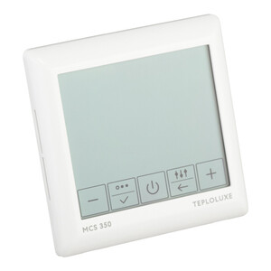 Терморегулятор сенсорный программируемый для теплого пола Теплолюкс MCS 350 tuya белый с ...