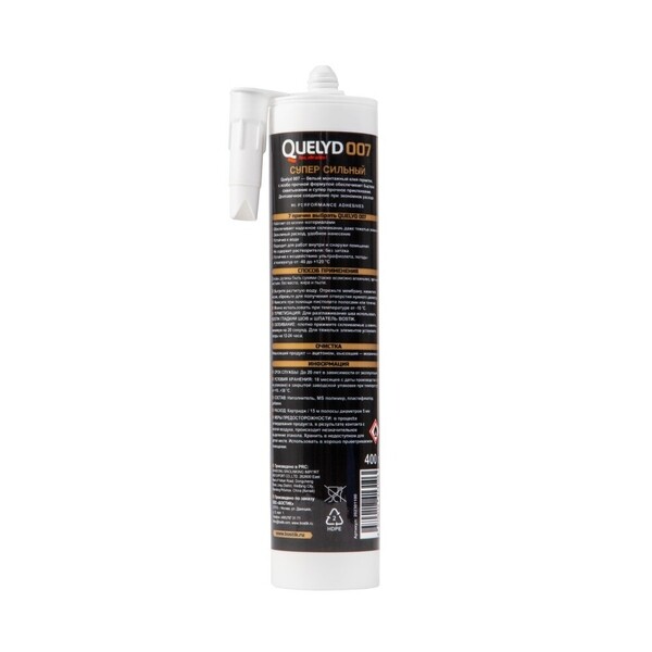 Клей-герметик гибридный Quelyd 007 супер сильный белый 290 мл — купить в Санкт-Петербурге: цены ...