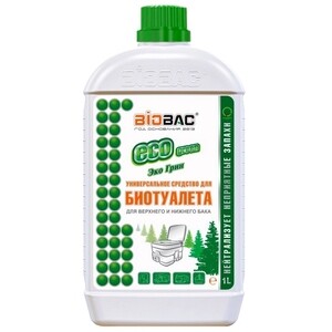 Средство для биотуалетов Biobac ECO Green 1 л — купить в Санкт ...