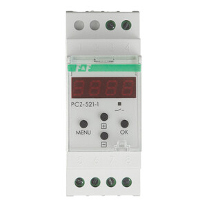 Реле времени модульное F&F PCZ-521-1 (EA02.002.010) 230 В 16 А 1P+N — купить в Санкт-Петербурге ...