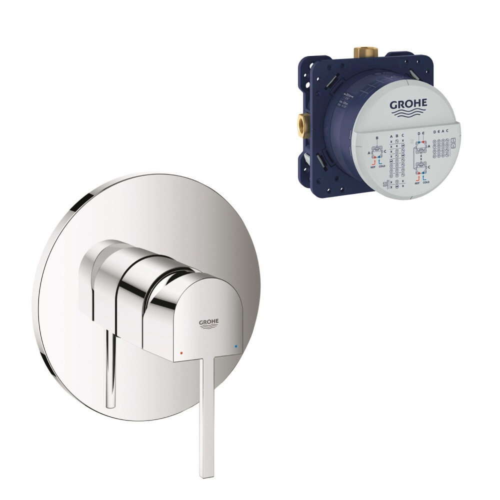 Смеситель для душа встраиваемый Grohe Plus однорычажный с механизмом в ...