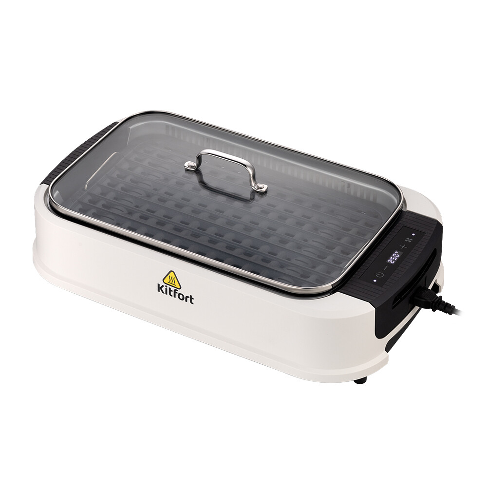 Электрогриль Kitfort КТ-1685 черный/белый — купить в Санкт-Петербурге ...