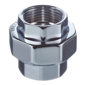 Американка прямая Valtec 1 ВР(г) х 1 ВР(г) хром латунная (VTr.340.C ...