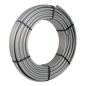 Труба из сшитого полиэтилена PE-Xc/Al/PE-Xc Stout 20 х 2,9 мм стабильная PN10 серая (100 м) (SPS ...