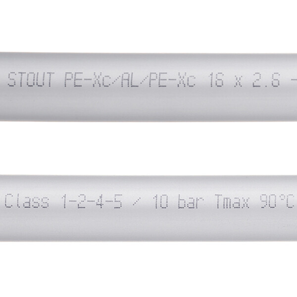 Труба из сшитого полиэтилена PE-Xc/Al/PE-Xc Stout 16 х 2,6 мм ...