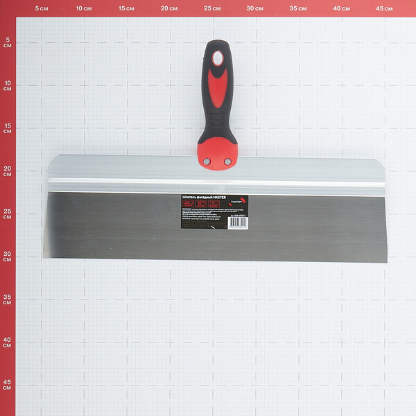 Шпатель фасадный Hesler Master 400 мм с эргономичной ручкой и широким ...