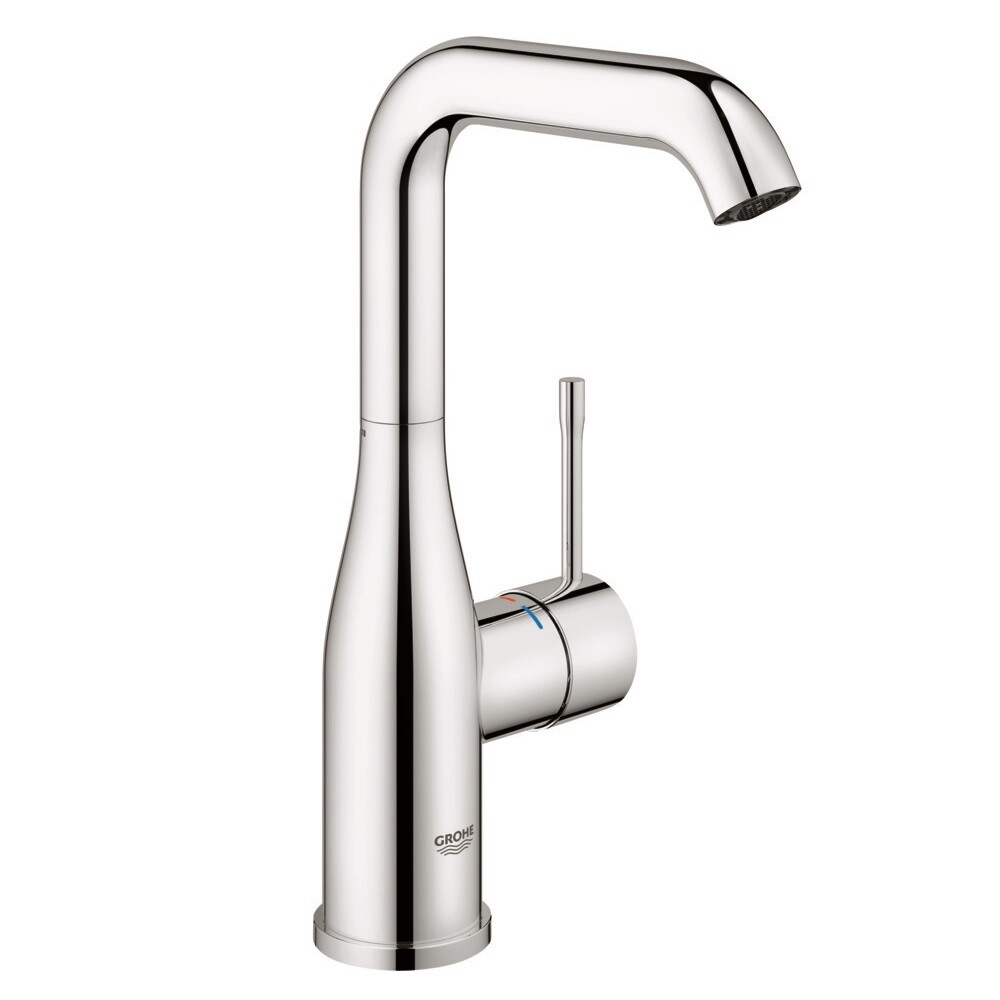 Смеситель для раковины Grohe Essence хром однорычажный с поворотным ...