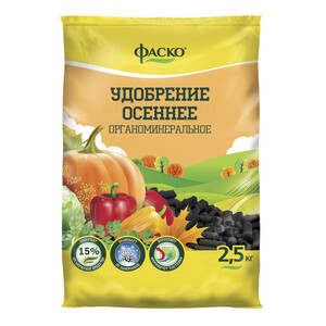 Удобрение сухое универсальное органоминеральное гранулированное Осень ...
