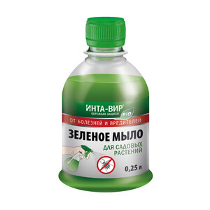 Средство защиты растений от болезней и вредителей Инта вир Зеленое мыло ...