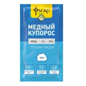 Медный купорос Фаско 100 гр — купить в Санкт-Петербурге: цена за ...