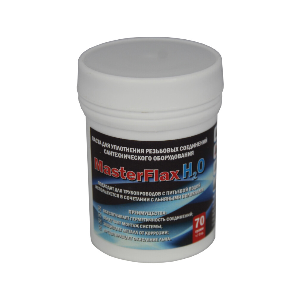 Паста сантехническая для резьбовых соединений Masterprof Masterflax 70 г — купить в Москве: цены ...
