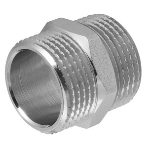 Ниппель переходной MPF 3/4 НР(ш) х 3/4 НР(ш) латунный (ИС.072165 ...