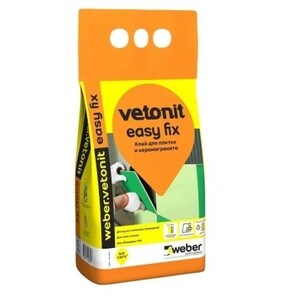 Клей для плитки Vetonit Easy fix серый (класс С0) 5 кг — купить в Санкт ...
